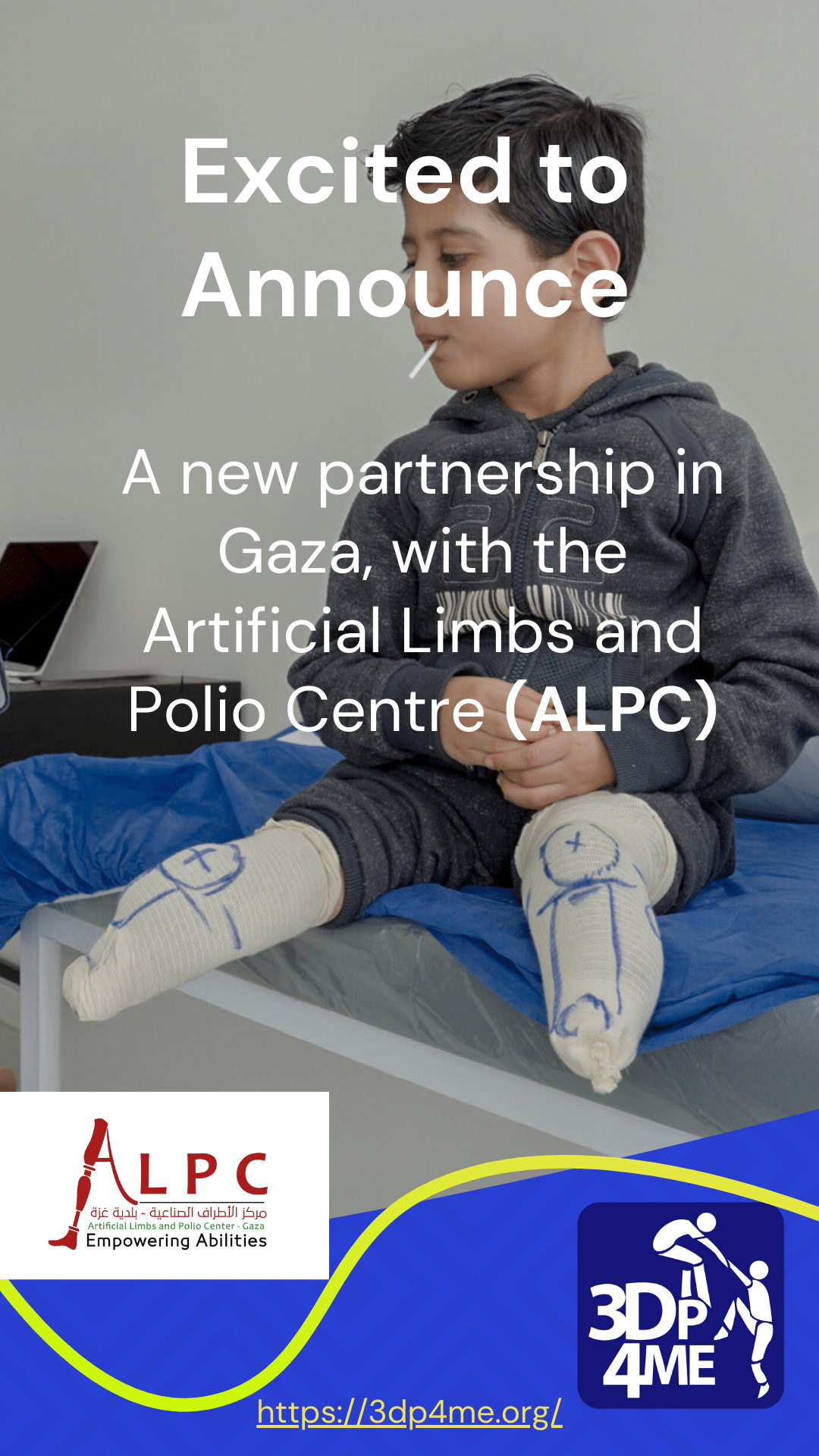 Excited to Announce a partnership with the ALPC in Gaza city. Together we are launching a pilot ...